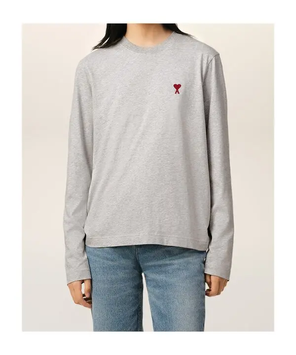 AMI Paris De Coeur Long Sleeves T-shirt