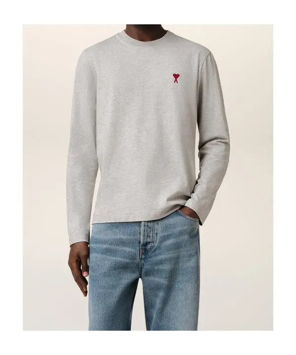 AMI Paris De Coeur Long Sleeves T-shirt