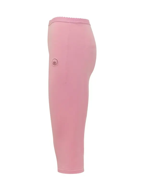 MARINE SERRE Pearl Logo Capri Pants
