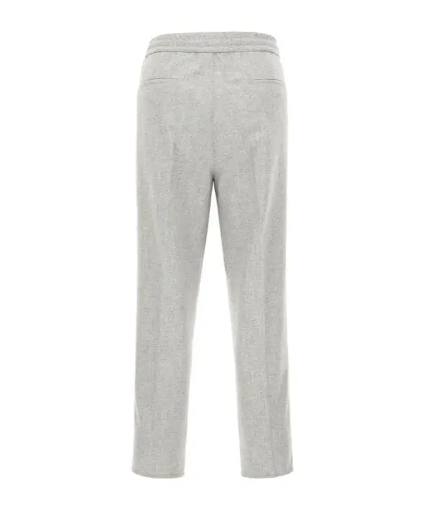 Brunello Cucinelli Drawstring Waist Trousers - Grey