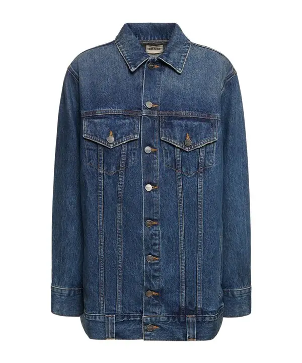 Khaite Ross Buttoned Denim Jacket