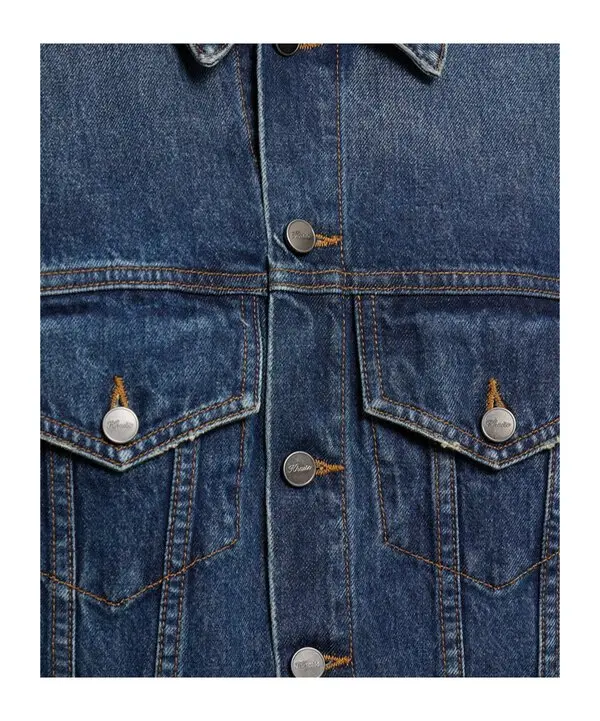 Khaite Ross Buttoned Denim Jacket