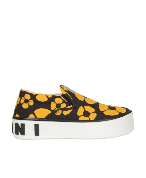 Marni X Carhartt Floral Printed Sneakers - Multicolor