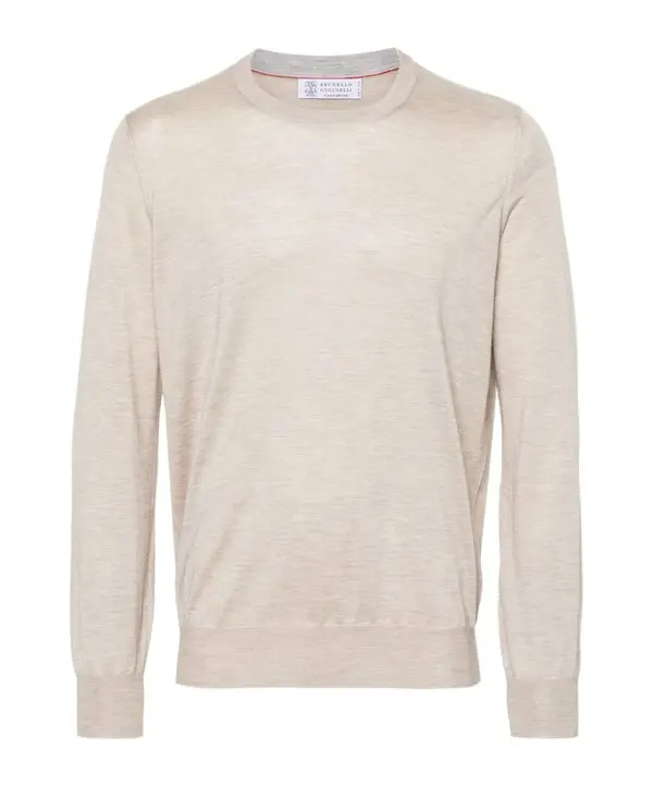 Brunello Cucinelli Mélange Fine-knit Jumper