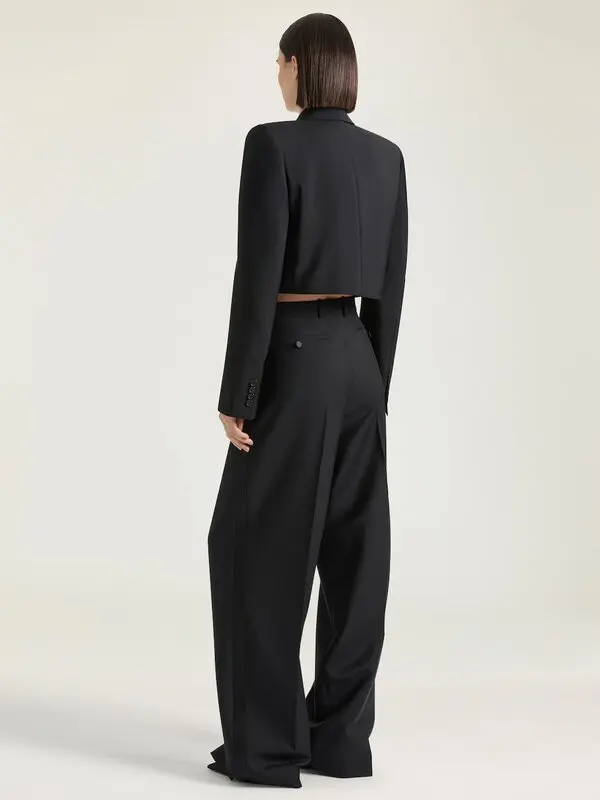 Givenchy Cropped Jacket In Wool And Mohair