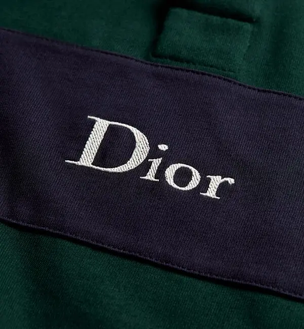 Dior Logo Long-sleeve Polo Shirt