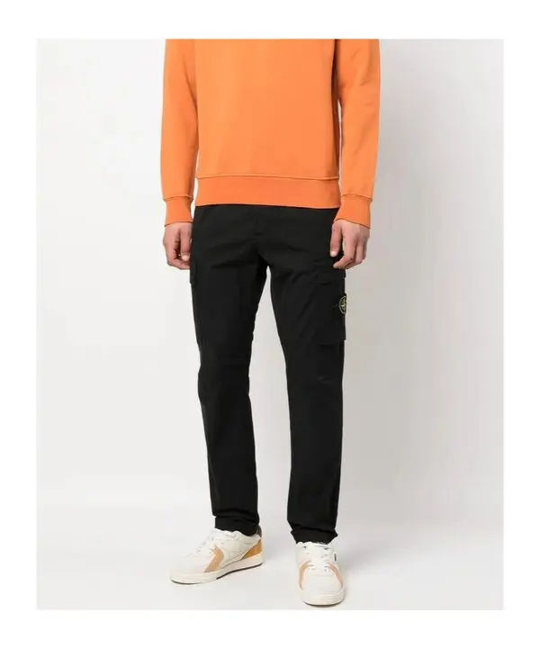 Stone Island Logo-patch Cargo Pants