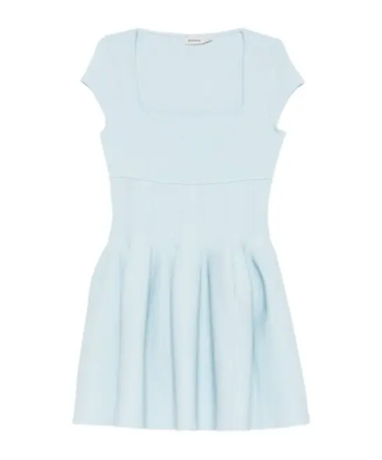 Simkhai Square-neck Flared Mini Dress