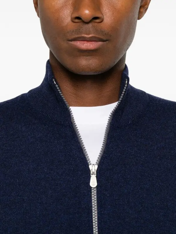 Brunello Cucinelli Cashmere Zip Cardigan - Multicolor
