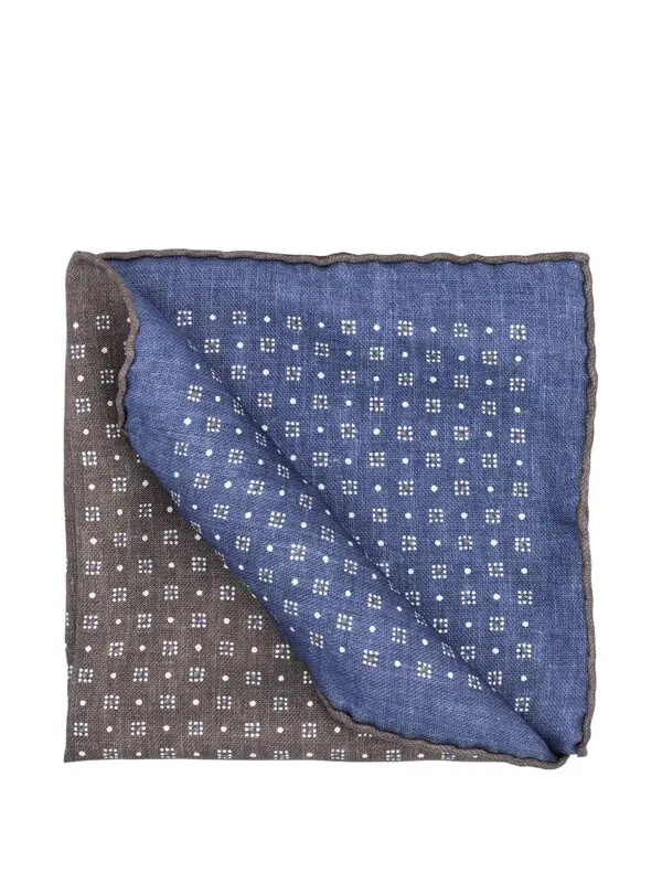 Brunello Cucinelli Printed Silk Pochette - Multicolor