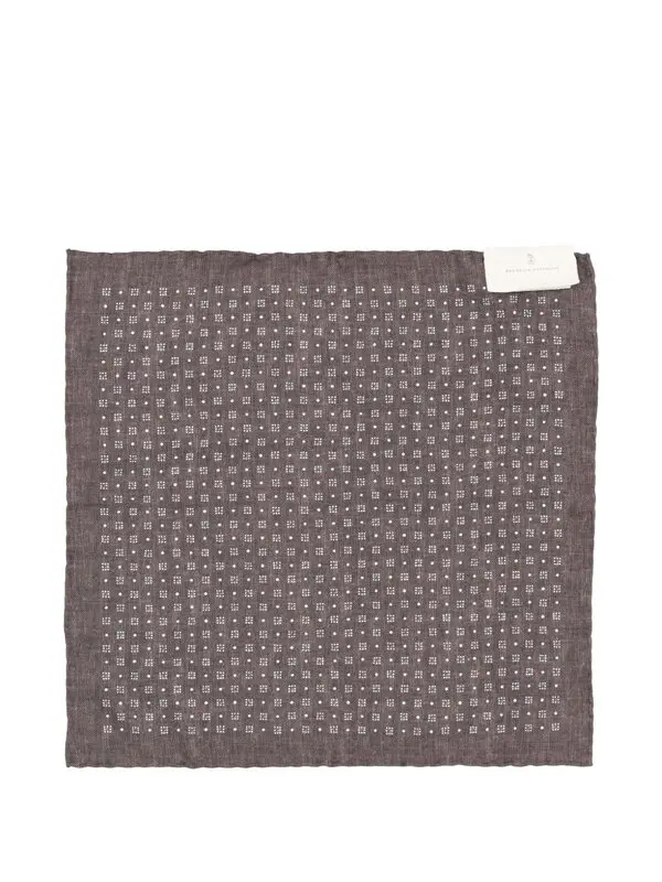 Brunello Cucinelli Printed Silk Pochette - Multicolor