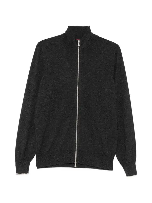 Brunello Cucinelli Cashmere Zipped Cardigan - Multicolor