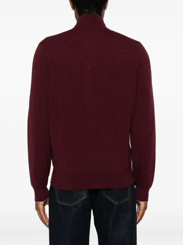 Brunello Cucinelli Cashmere Zipped Cardigan - Multicolor