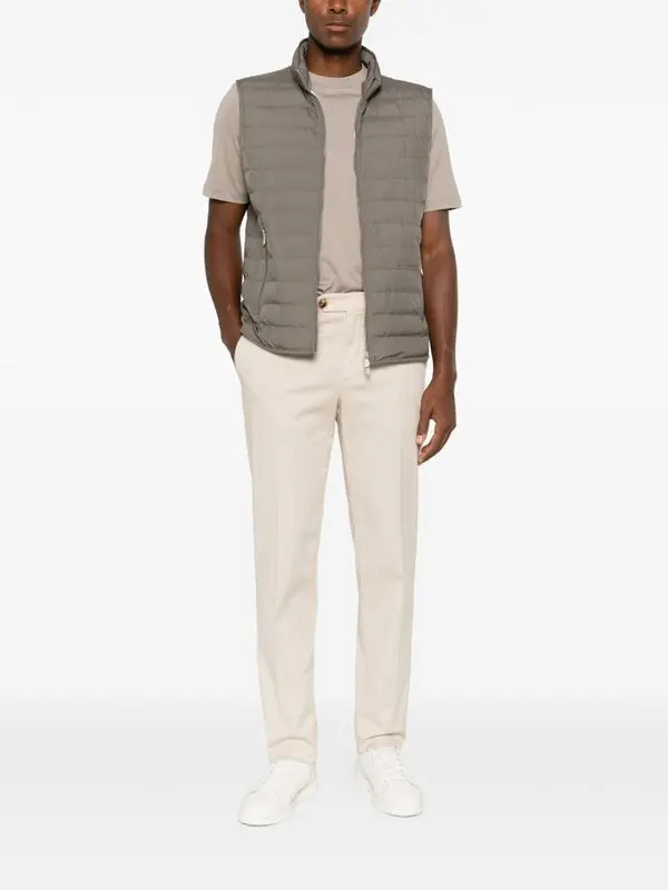 Brunello Cucinelli Quilted Down Vest - Multicolor