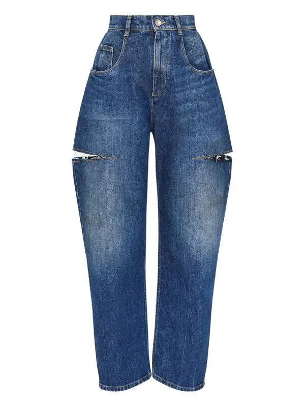 MAISON MARGIELA Balloon Cut-out Jeans - Multicolor