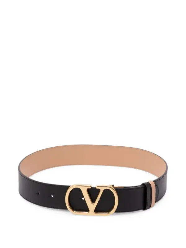 Valentino Garavani Vlogo Signature Leather Belt - Multicolor