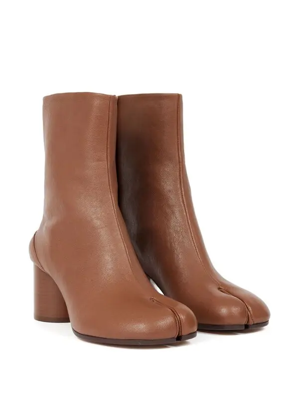 MAISON MARGIELA Tabi Leather Ankle Boots - Multicolor