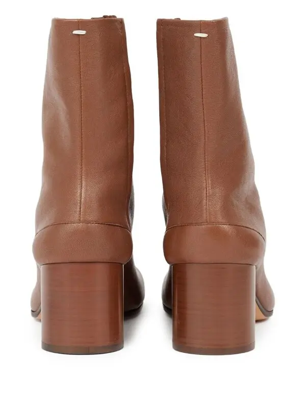 MAISON MARGIELA Tabi Leather Ankle Boots - Multicolor