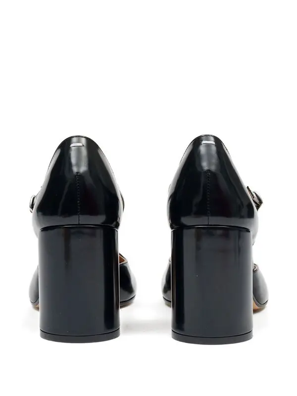 MAISON MARGIELA Tabi Leather High Block Heel Sandals - Multicolor