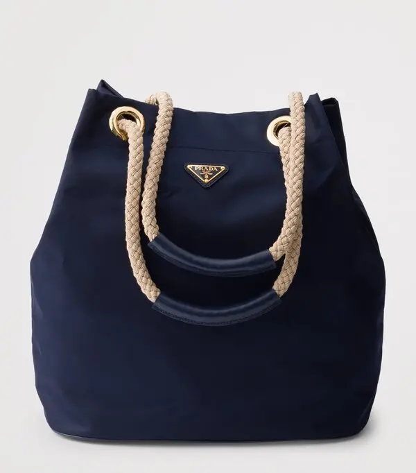 Prada Mariner Bucket Bag - Blue