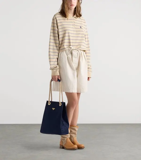 Prada Mariner Bucket Bag - Blue