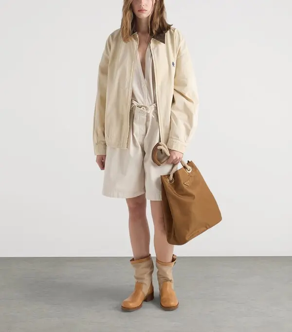 Prada Re-nylon Mariner Bucket Bag - Brown