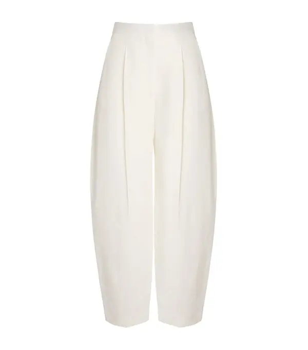 Alaïa Wool-blend Balloon Trousers - Red