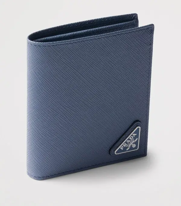 Prada Saffiano Leather Logo Wallet