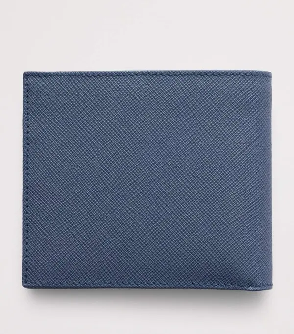 Prada Saffiano Leather Wallet - Blue