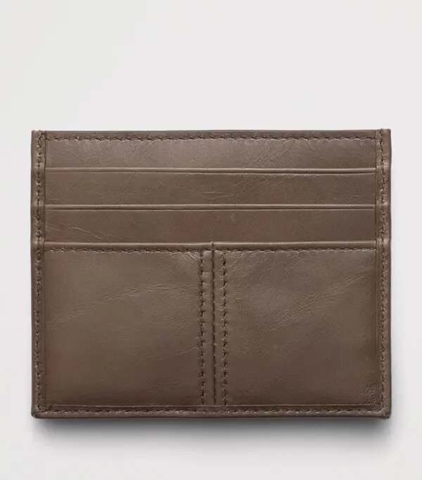 Prada Calfskin Triangle Card Holder