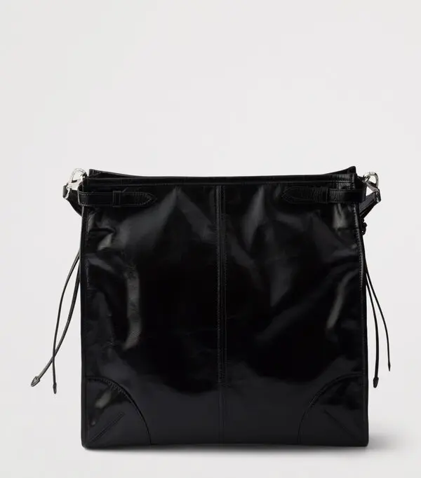 Prada Leather Bonnie Cross-body Bag - Black