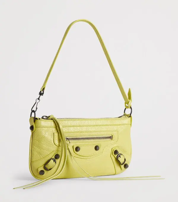 Balenciaga Lambskin Le City Pouch - Yellow