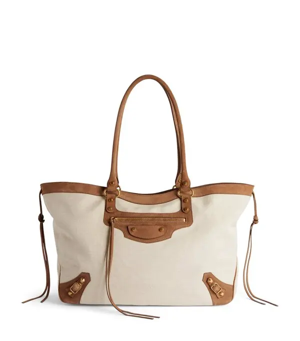 Balenciaga Le City Beach Tote Bag - Ivory