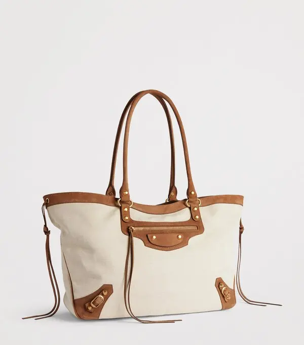Balenciaga Le City Beach Tote Bag - Ivory