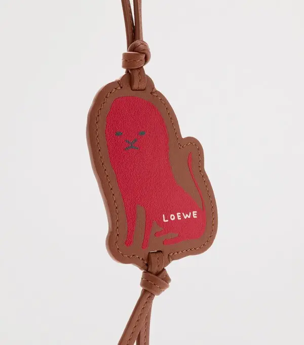 Loewe Leather Tag Bag Charm