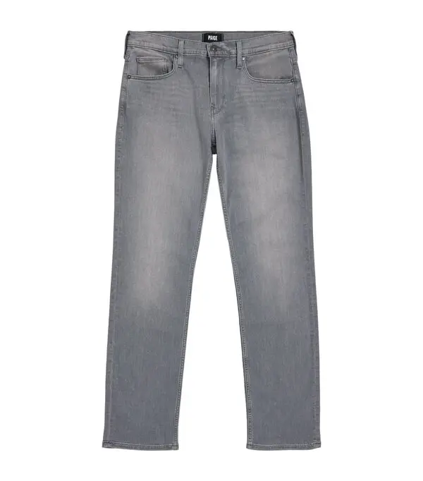Paige Normandie Straight Jeans - Grey