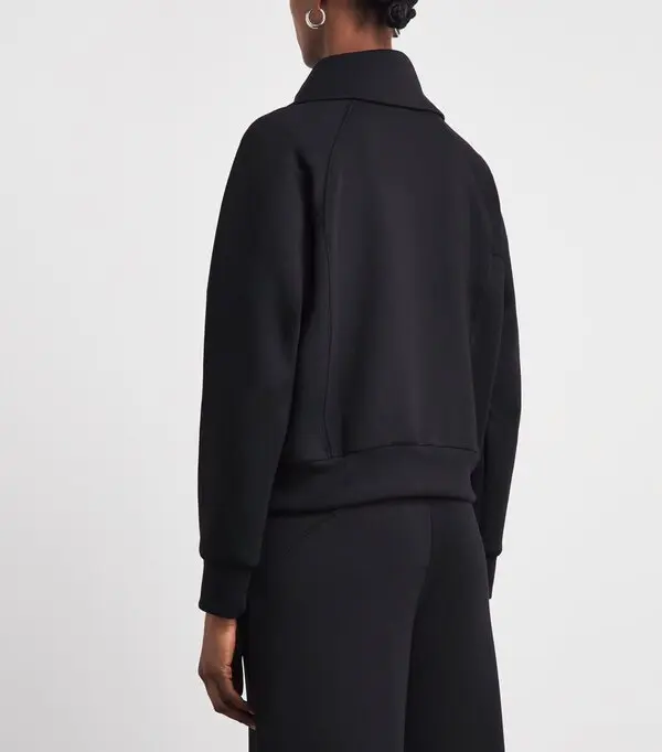 Spanx Airessentials Half-zip Sweater With Shawl Collar