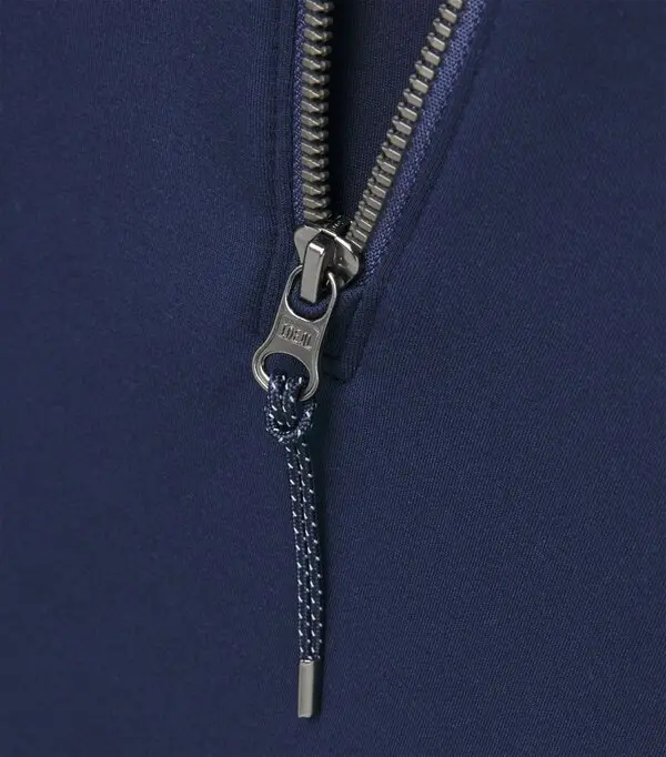 Spanx Airessentials Half-zip Sweater - Navy