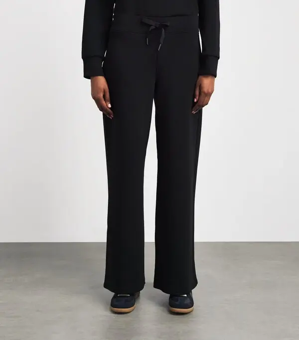 Spanx Airessentials Wide-leg Sweatpants - Black
