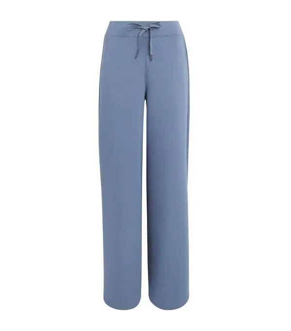 Spanx Airessentials Wide-leg Sweatpants - Blue
