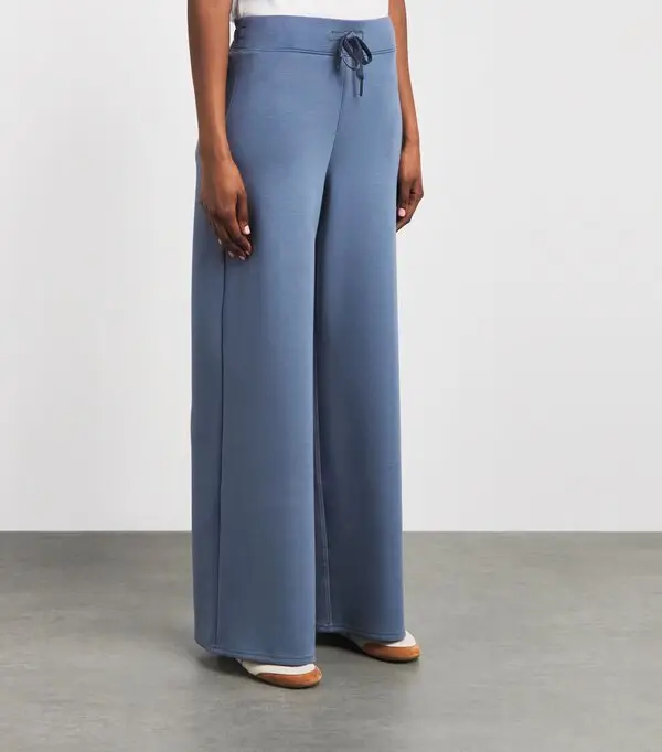 Spanx Airessentials Wide-leg Sweatpants - Blue