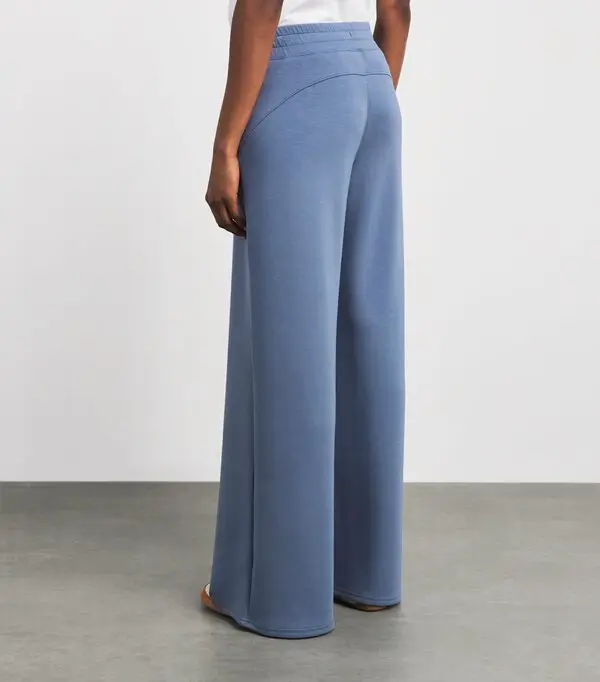 Spanx Airessentials Wide-leg Sweatpants - Blue