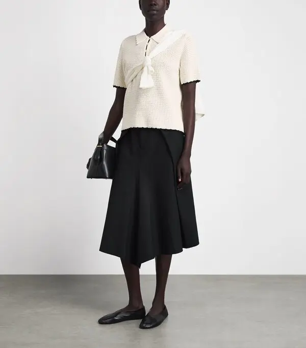 FRAME Crochet Daybreak Polo Shirt