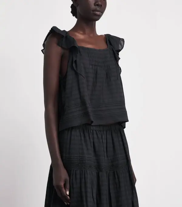 Paige Frilled Oaks Blouse