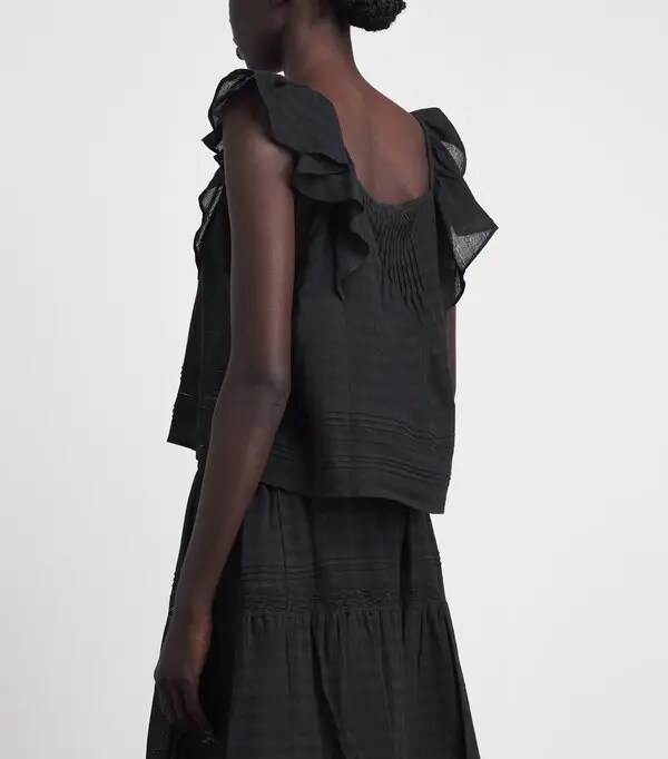 Paige Frilled Oaks Blouse