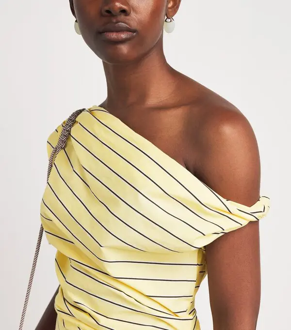 Staud Cotton Stripe Phare Maxi Dress