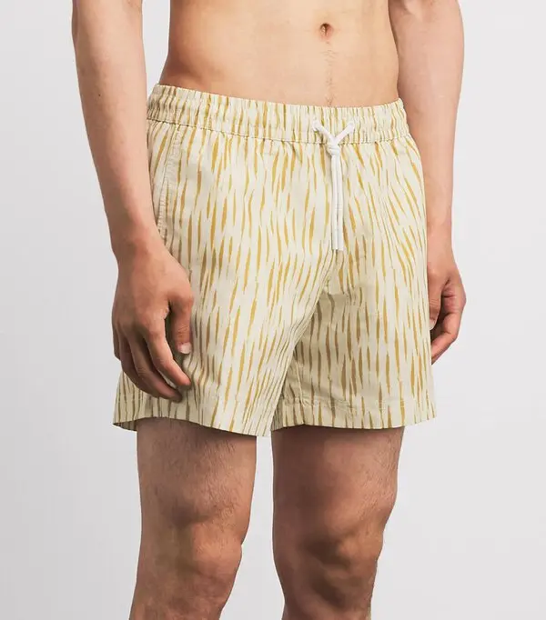 Commas Name Brushstroke Swim Shorts
