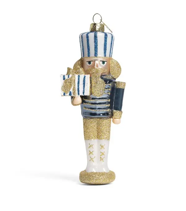 Harrods Glass Nutcracker Tree Decoration