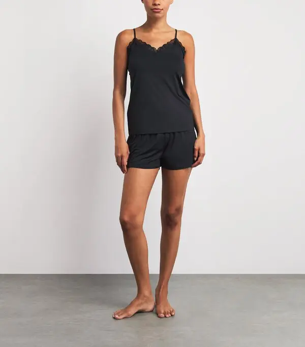 Falke Delicate Touch Lace Trim Pyjama Shorts