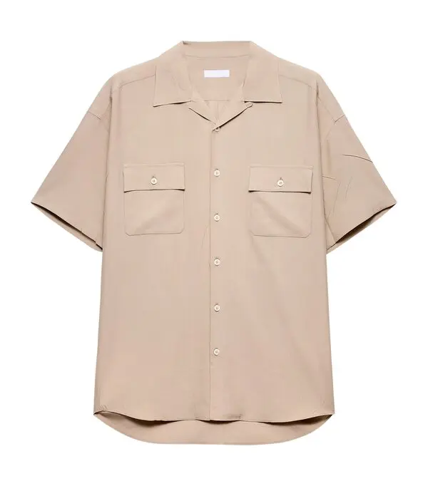 Prada Silk Short-sleeve Shirt